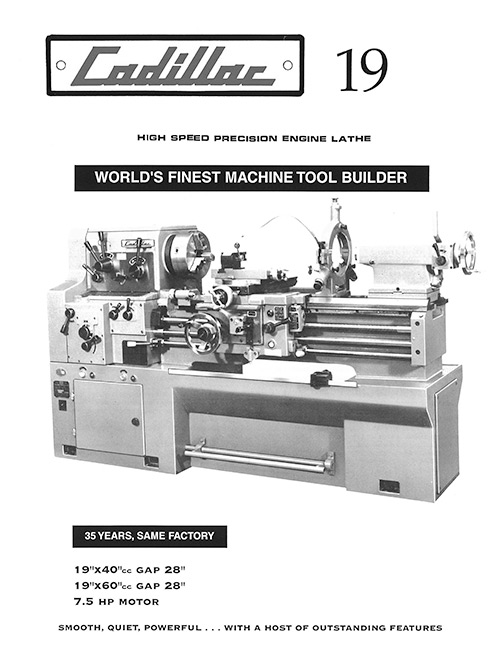 Cadillac Engine Lathe 19 - Webb Machinery