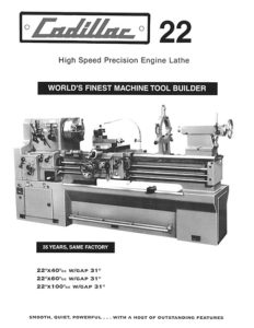 Cadillac Engine Lathe 22 - Webb Machinery