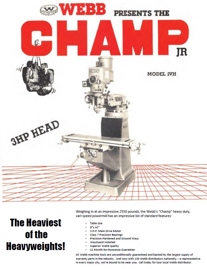 Champ 2 Series - Webb Machinery