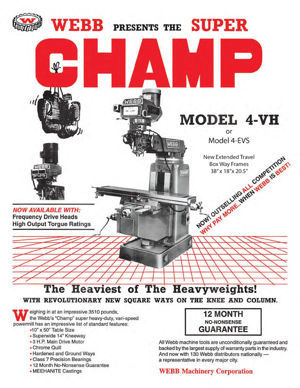 Champ 4 Series - Webb Machinery